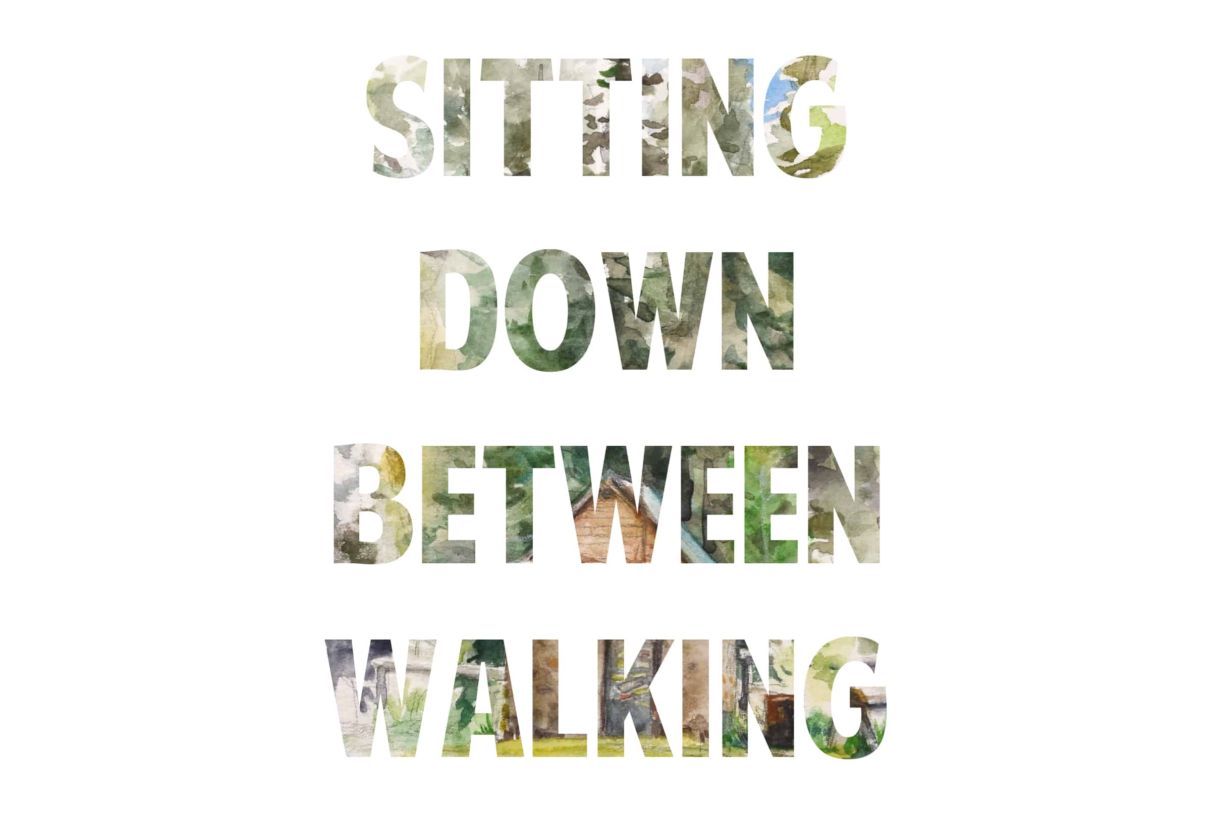 Sitting Down Between Walking - Z. Zandbergen